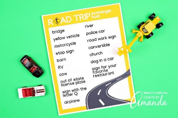 Printable Summer Scavenger Hunts - Crafts by Amanda - Free Printables