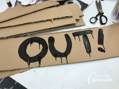 Halloween Door - Keep Out - Crafts by Amanda - Halloween Crafts