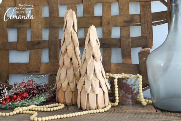 Wood Slice Trees: add some rustic farmhouse flair to your home!