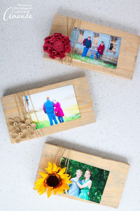 Scrap Wood Frames - Crafts by Amanda - Home Decor Projects