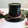 Snowman Hat Centerpiece - a fun winter time recycling project