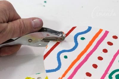 Melted Crayon Ornaments for kids using paper plates