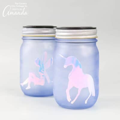 Mason Jar Night Light- solar powered mason jar night lights