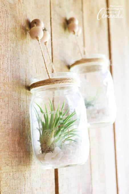 How to Make Hanging Mason Jars - Crafts by Amanda