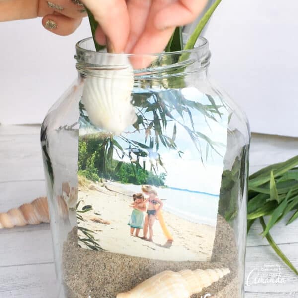 Vacation Photo Jar - Beach Craft - Crafts by Amanda