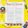Free Printable Back to School Checklist - Crafts by Amanda