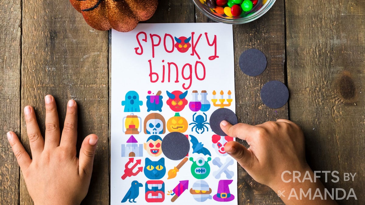 Halloween Bingo - Halloween Party Ideas - Crafts by Amanda