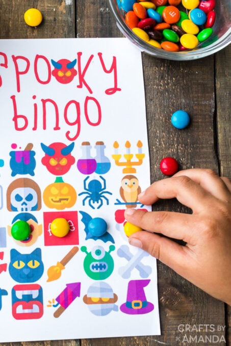 Halloween Bingo - Halloween Party Ideas - Crafts by Amanda