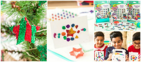 Glitter Star Ornaments Tutorial - Crafts by Amanda
