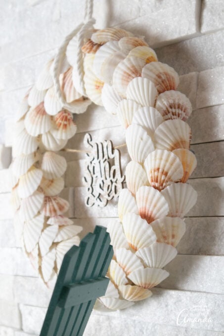 Seashell Wreath - Crafts by Amanda