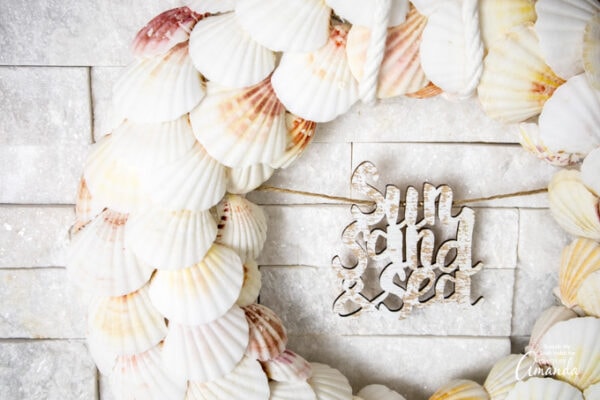Seashell Wreath - Crafts by Amanda