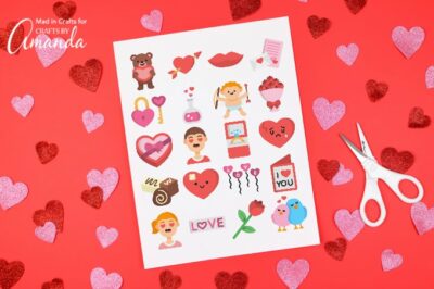 Printable Valentine Bingo - Crafts by Amanda