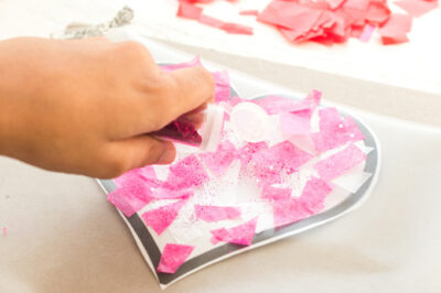 Heart Suncatcher Tutorial - Crafts by Amanda - Valentine's Day Crafts