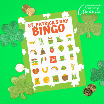 Printable St. Patrick's Day Bingo - Crafts by Amanda