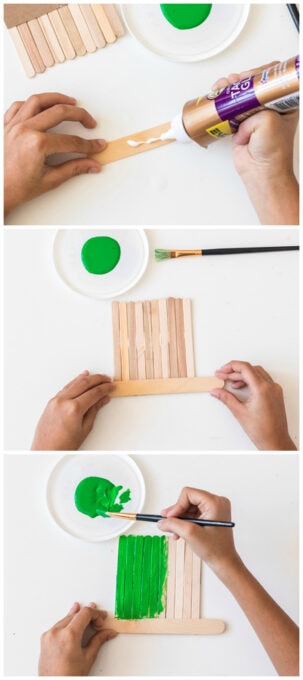 Craft Stick Leprechaun Hat - Crafts by Amanda - St. Patrick's Day Crafts