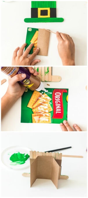 Craft Stick Leprechaun Hat - Crafts by Amanda - St. Patrick's Day Crafts