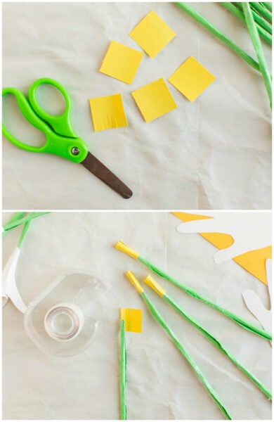 Handprint Easter Lily Tutorial - Crafts by Amanda - Easter Crafts