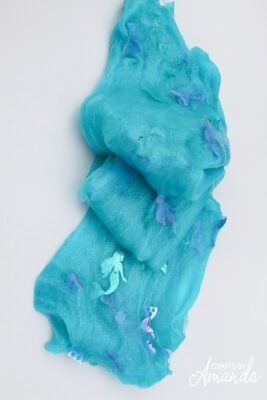 How to Make Mermaid Slime - Crafts by Amanda - Beach Crafts for Kids