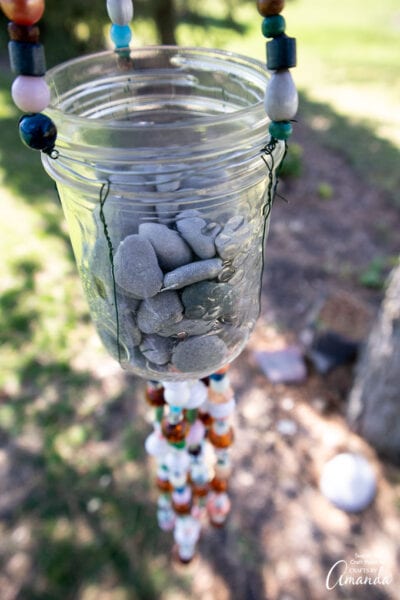 Mason Jar Wind Chime - Crafts by Amanda - Mason Jar Crafts