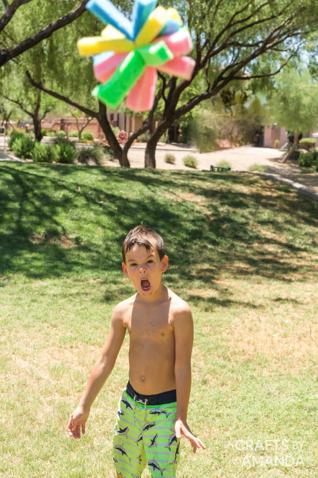 Sponge Bombs & Sponge Toss Water Game - Crafts by Amanda - Summer