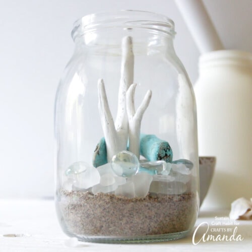 Beach Terrarium - Crafts by Amanda - Beach Crafts