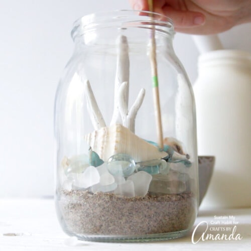 Beach Terrarium - Crafts by Amanda - Beach Crafts