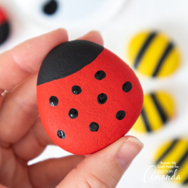 Ladybug Tic Tac Toe Game - Crafts by Amanda