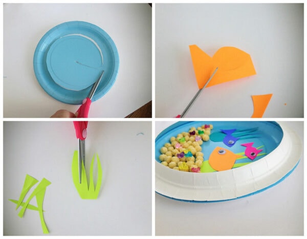 Paper Plate Aquarium Craft - Crafts by Amanda Crafts by Amanda