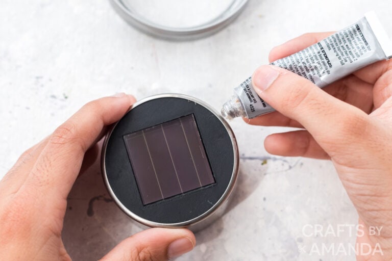 Mason Jar Solar Lights DIY - Crafts by Amanda - Mason Jar Crafts