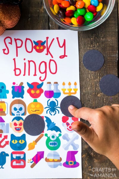 Halloween Bingo - Halloween Party Ideas - Crafts by Amanda
