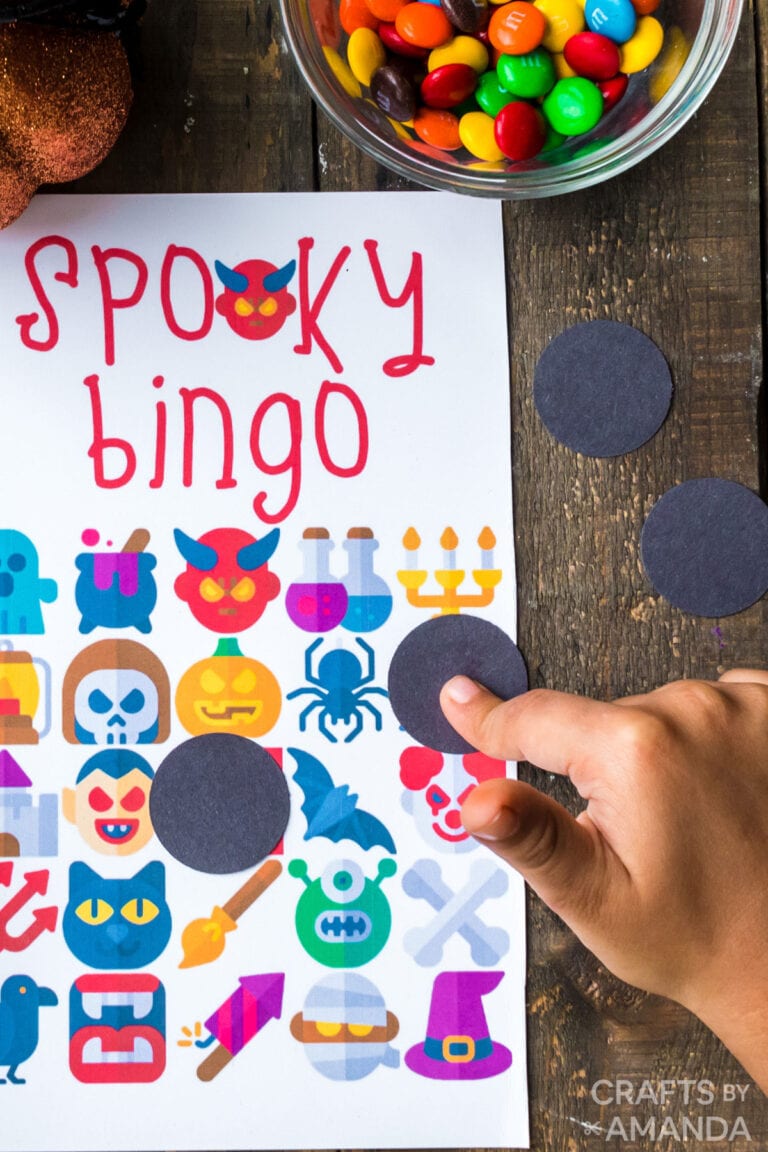 Halloween Bingo - Halloween Party Ideas - Crafts by Amanda