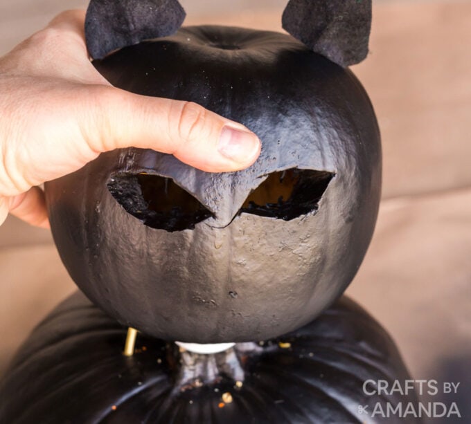 Black Cat Pumpkins - Crafts by Amanda - Halloween Crafts