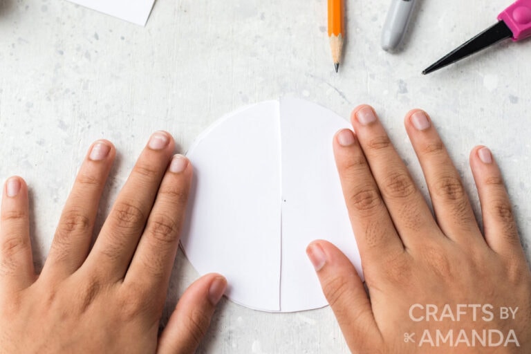 Twirling Paper Ghosts - Crafts by Amanda - Halloween Crafts