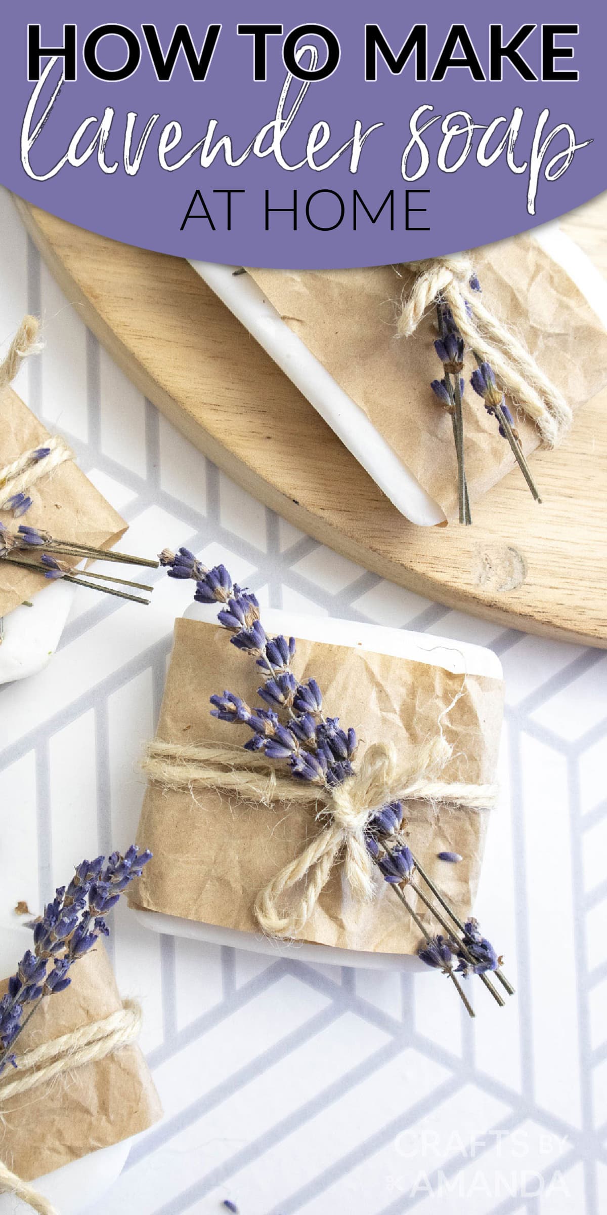 How to Make Lavender Soap - Crafts by Amanda - Bath & Body