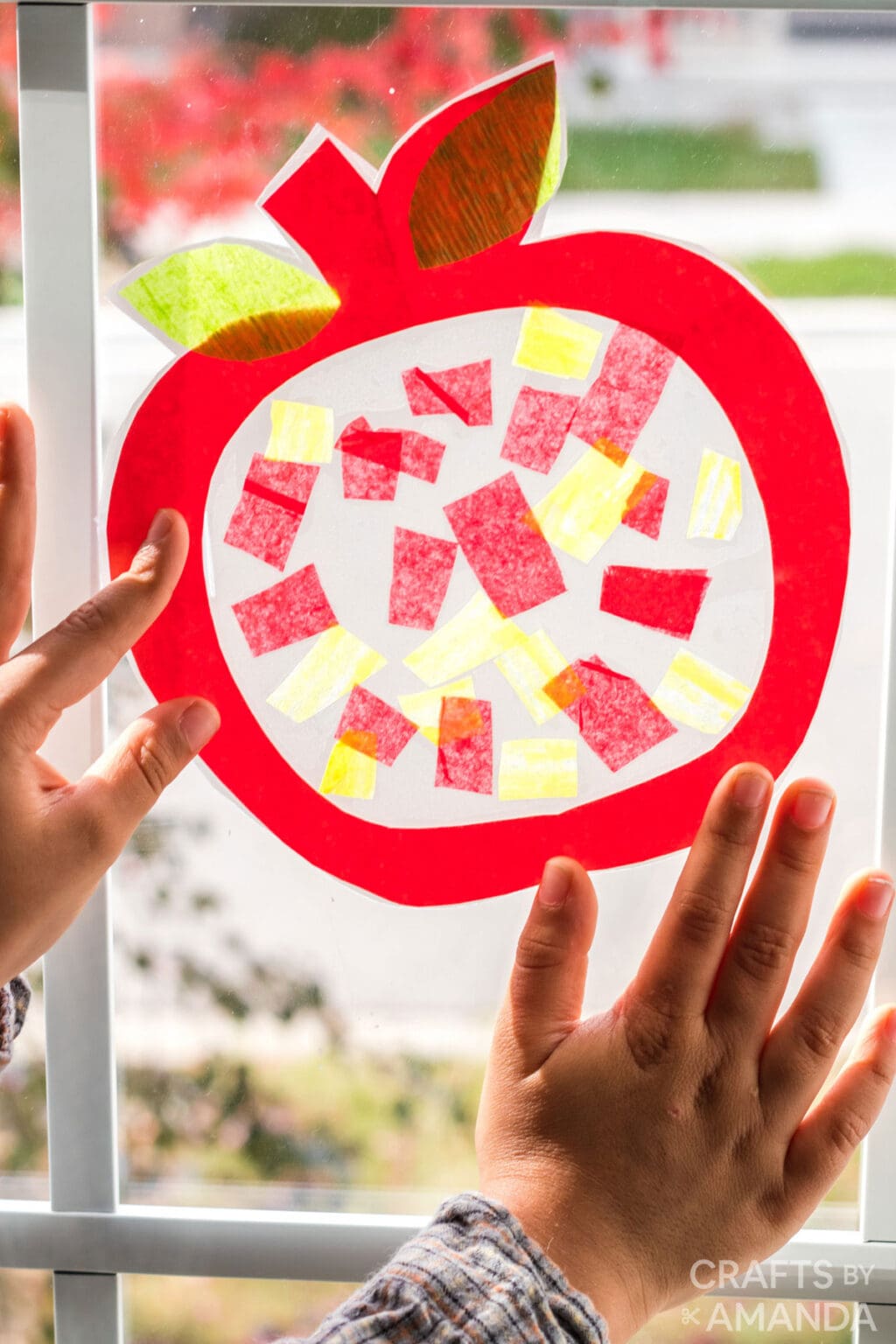 Fall Suncatchers: Apple, Acorn, Pumpkin - Crafts by Amanda