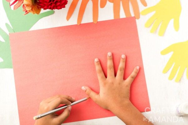 Thanksgiving Handprint Tree - Crafts by Amanda - Thanksgiving Crafts