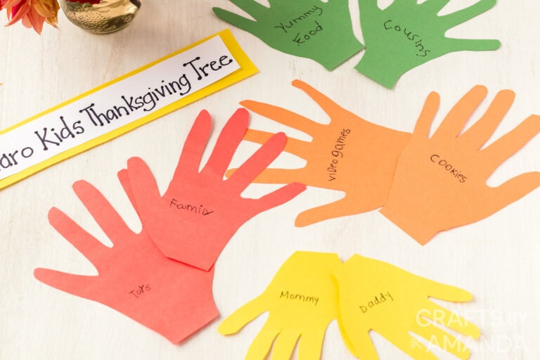 Thanksgiving Handprint Tree - Crafts by Amanda - Thanksgiving Crafts