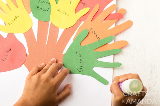 Thanksgiving Handprint Tree - Crafts by Amanda - Thanksgiving Crafts