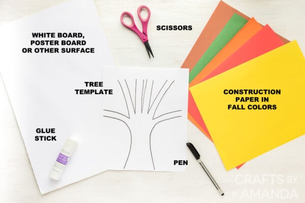 Thanksgiving Handprint Tree - Crafts by Amanda - Thanksgiving Crafts