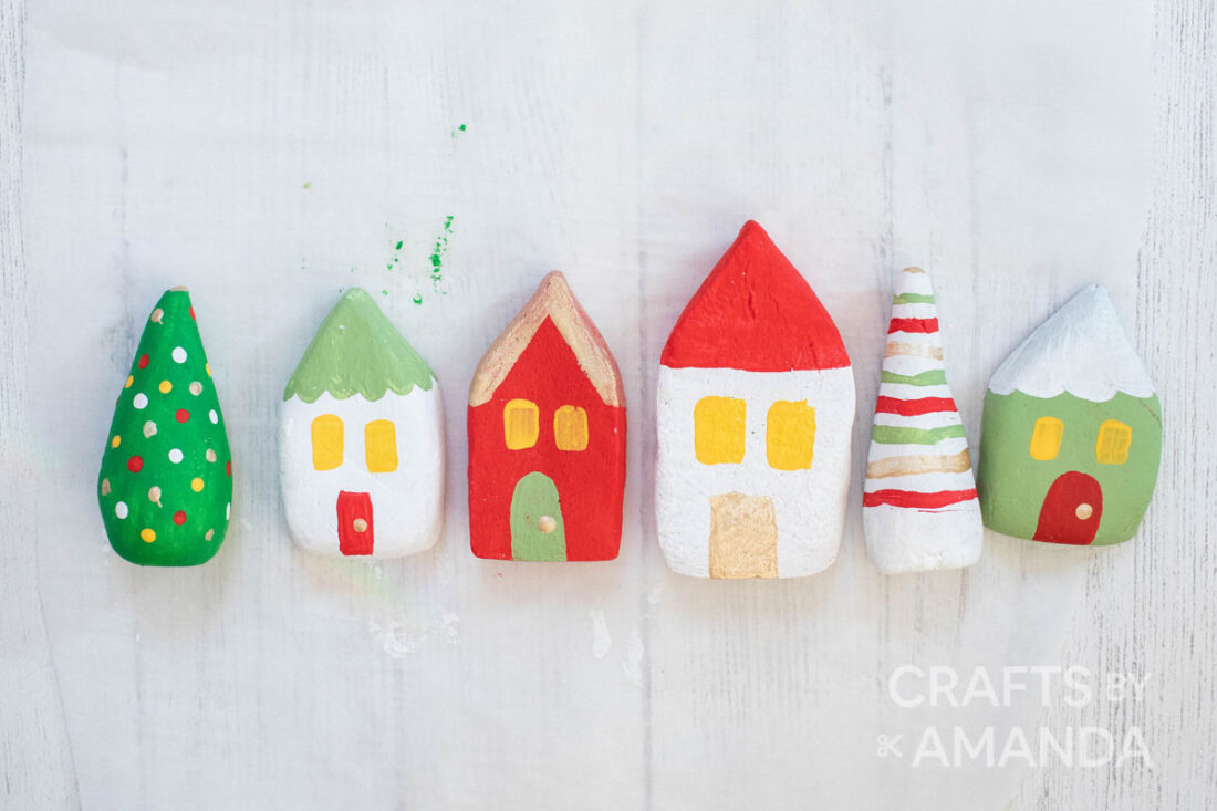 Salt Dough Houses - Crafts by Amanda - Christmas Crafts