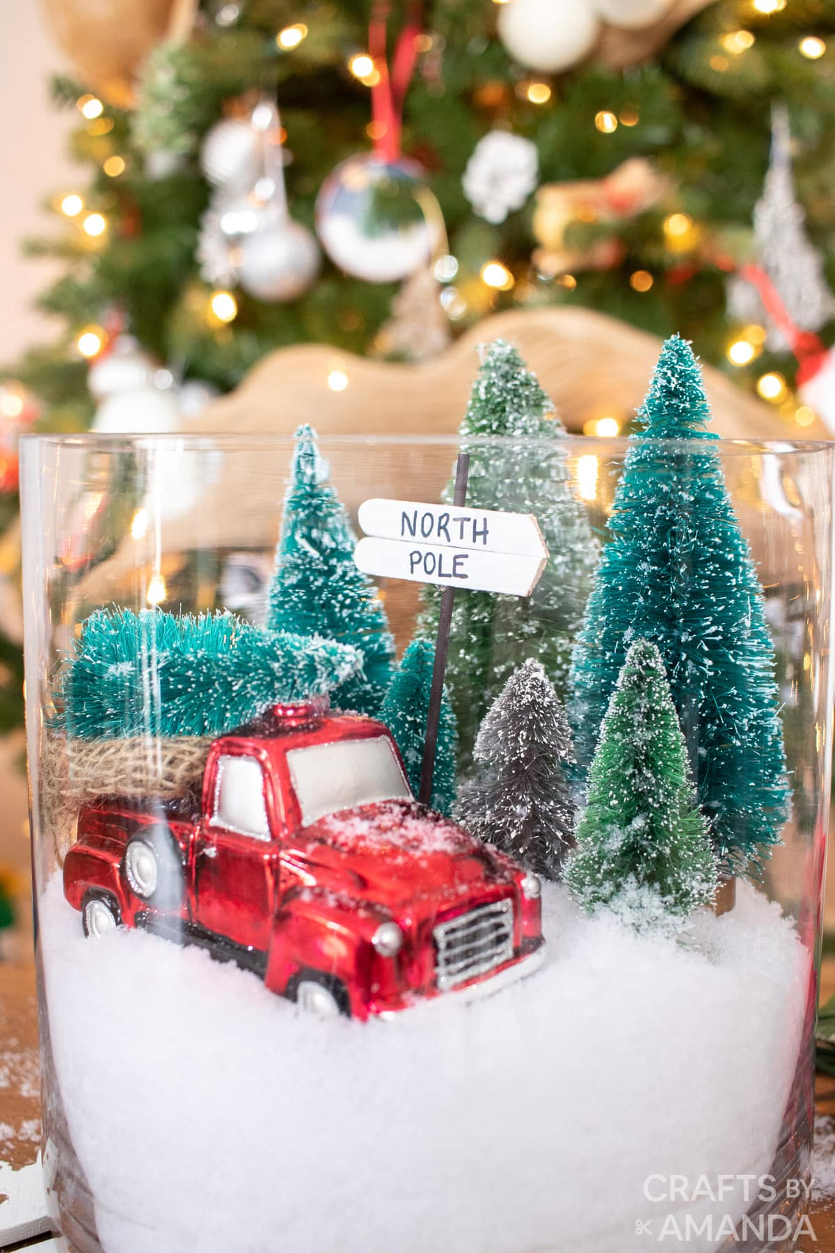 Christmas Terrarium - Crafts by Amanda - Christmas Crafts