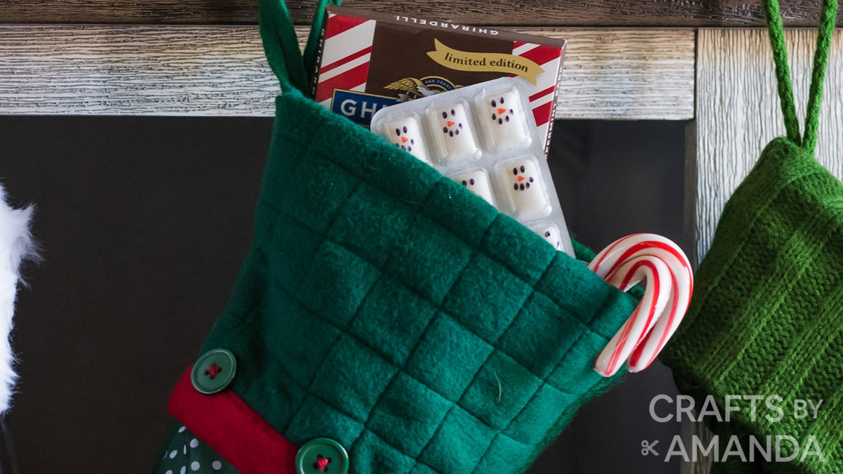 Snowman Gum - Crafts by Amanda - DIY Gift ideas