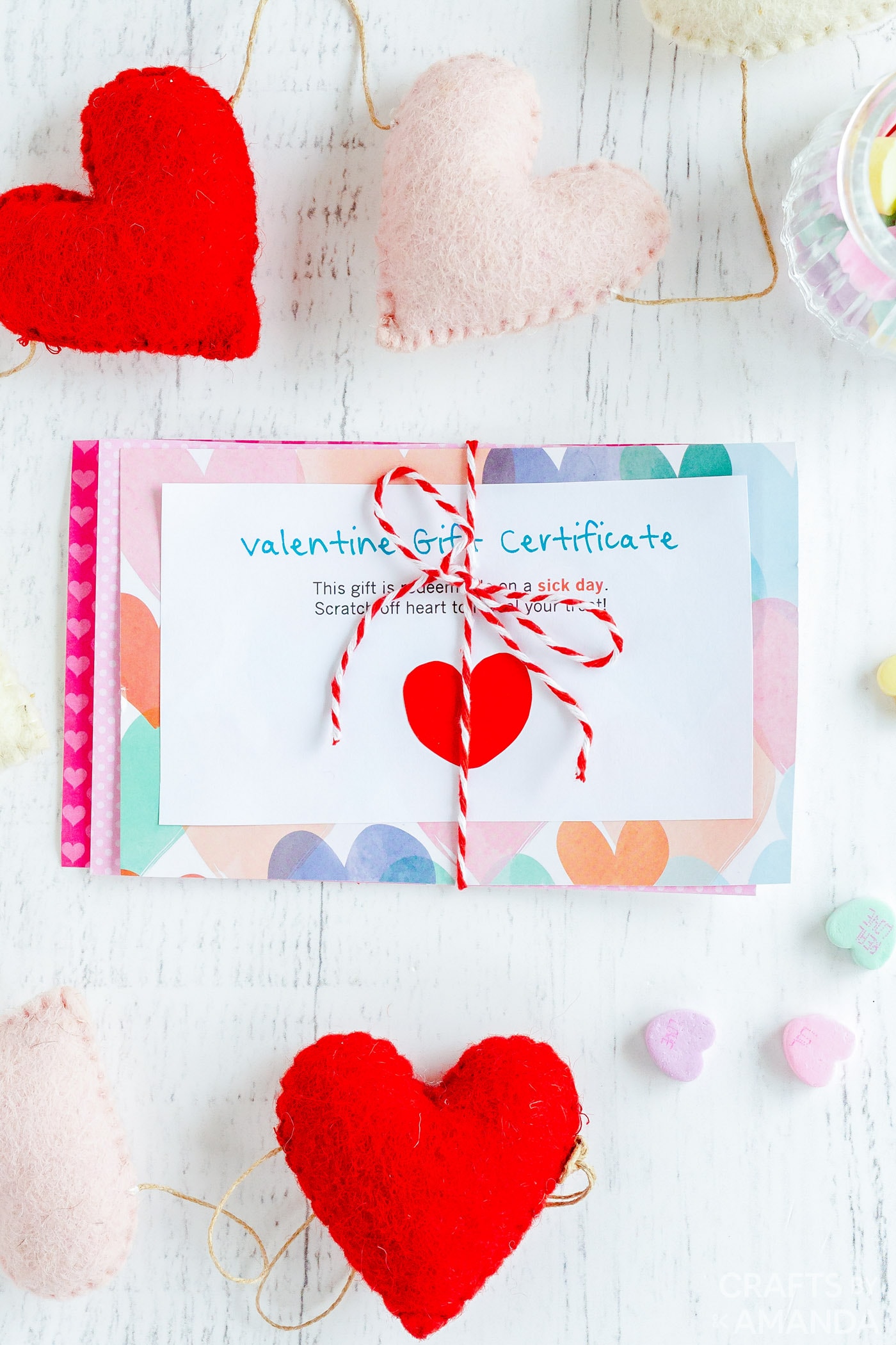 Scratch Off Valentine Gift Certificates - Crafts by Amanda - Valentine ...