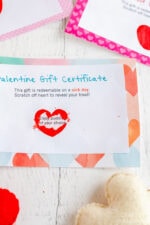Scratch Off Valentine Gift Certificates: suprise your Valentine!