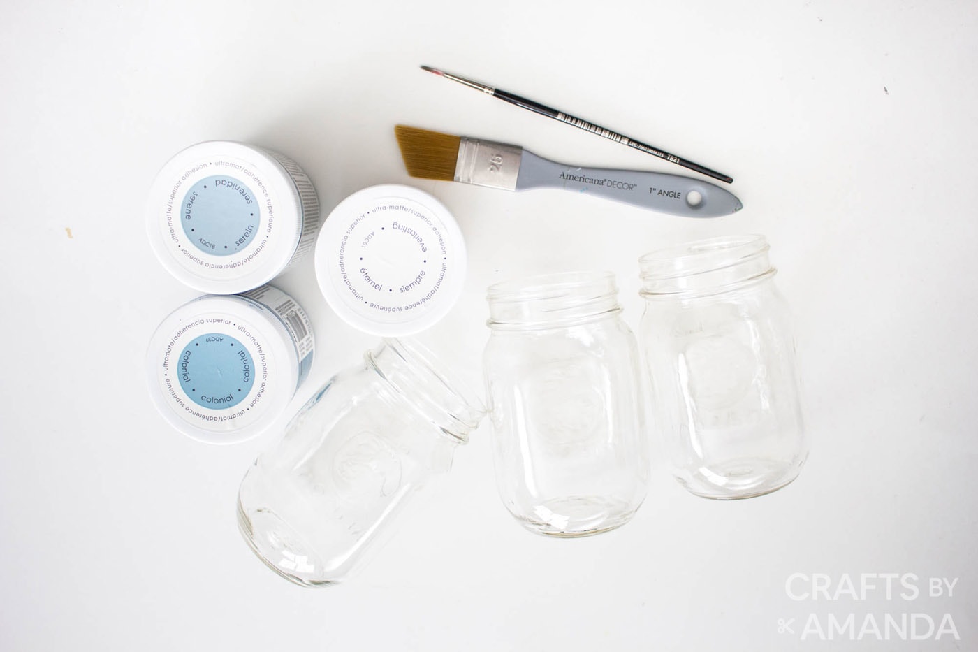 Snowflake Mason Jar Vases - Crafts by Amanda - Mason Jar Crafts