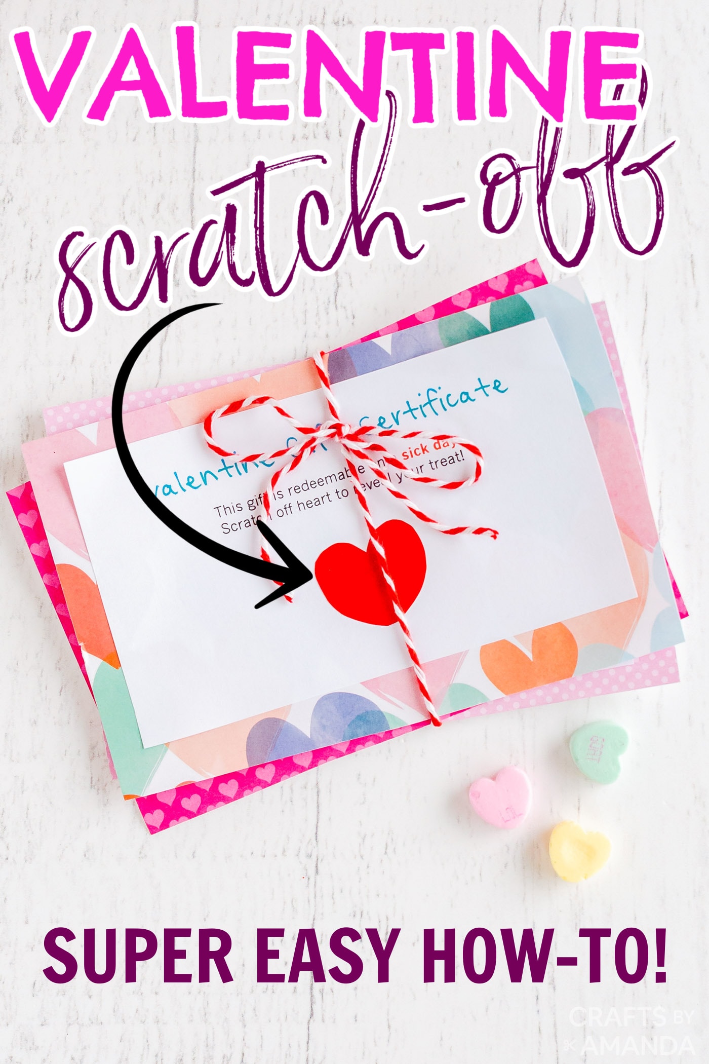 Scratch Off Valentine Gift Certificates: suprise your Valentine!