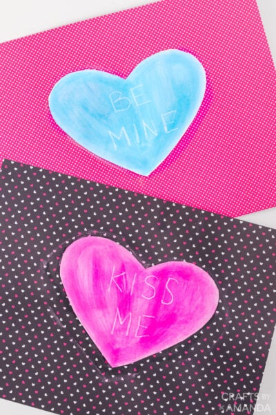 Secret Message Valentine: create your own DIY Valentine!