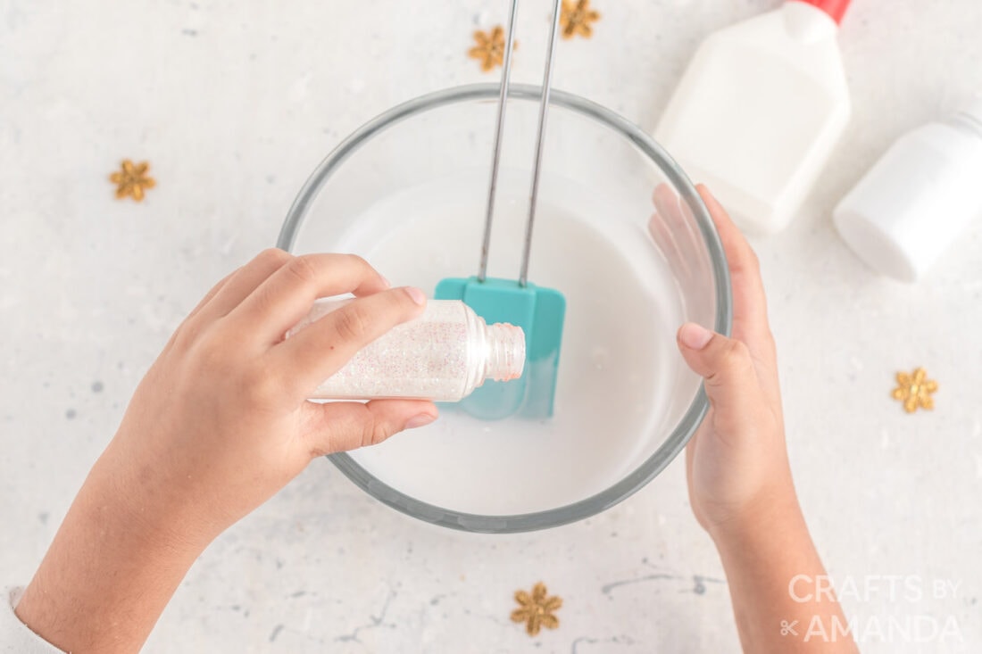 Snowman Slime - Crafts by Amanda