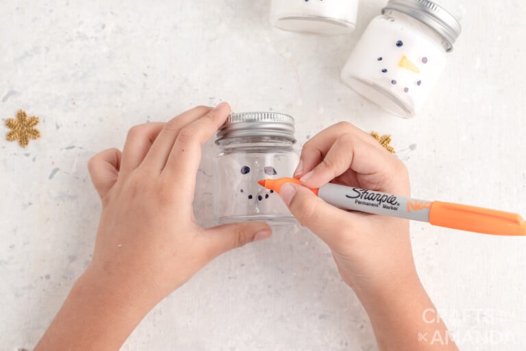 Snowman Slime - Crafts by Amanda