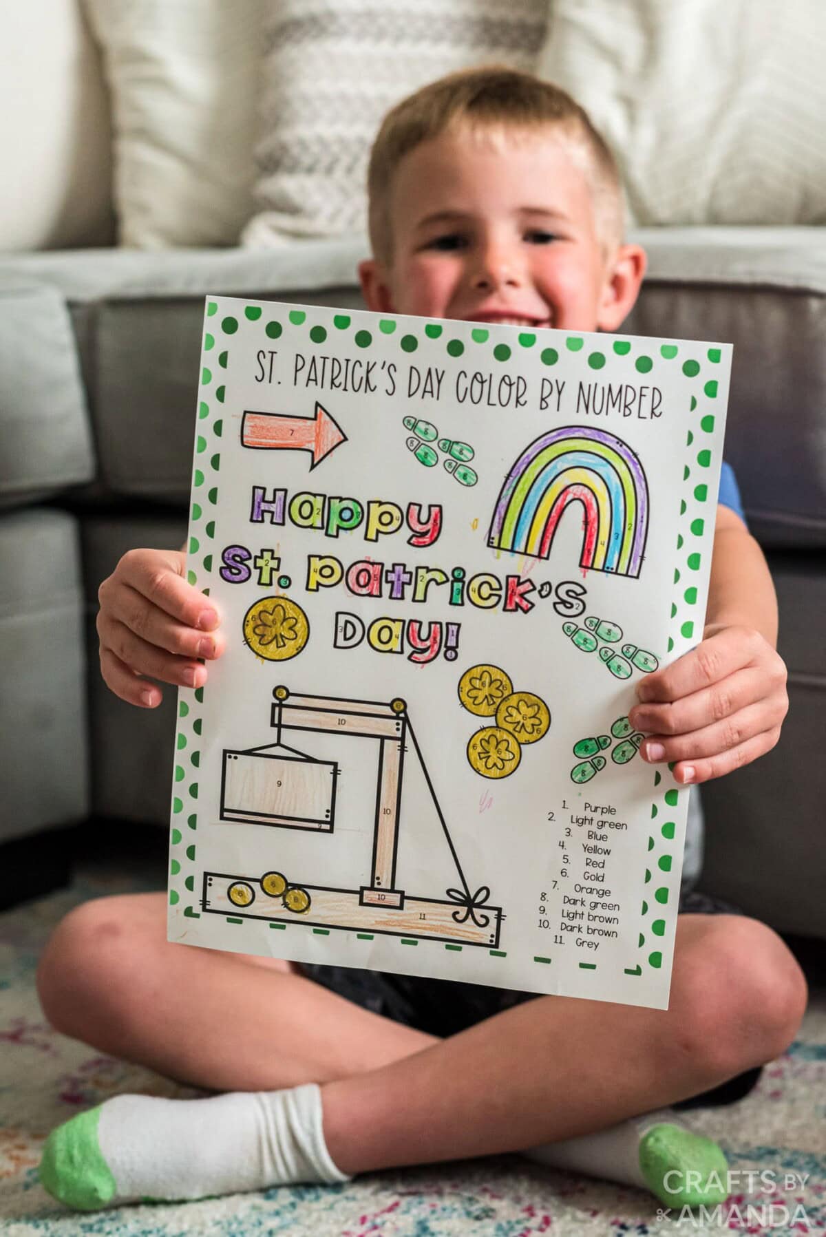 St. Patrick's Day Activity Sheets - Crafts by Amanda - Free Printables